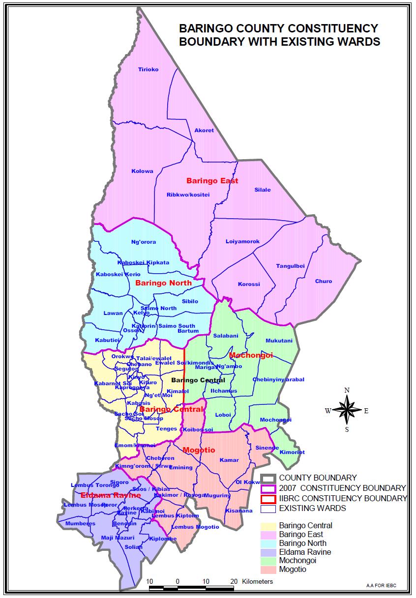 County Government Administrative Wards - County Government of Baringo